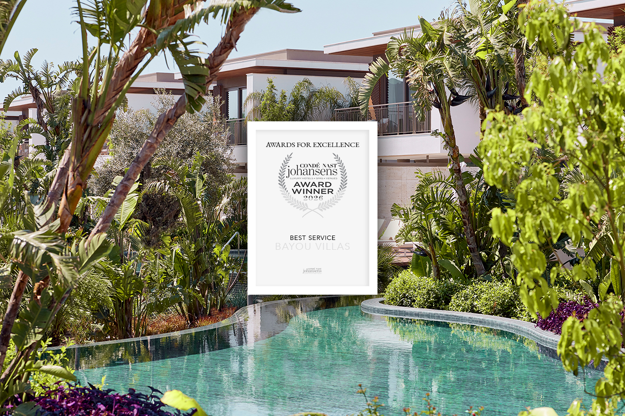 Bayou Villas Wins First Place in the Best Service Category at the Condé Nast Johansens 2026 ...
